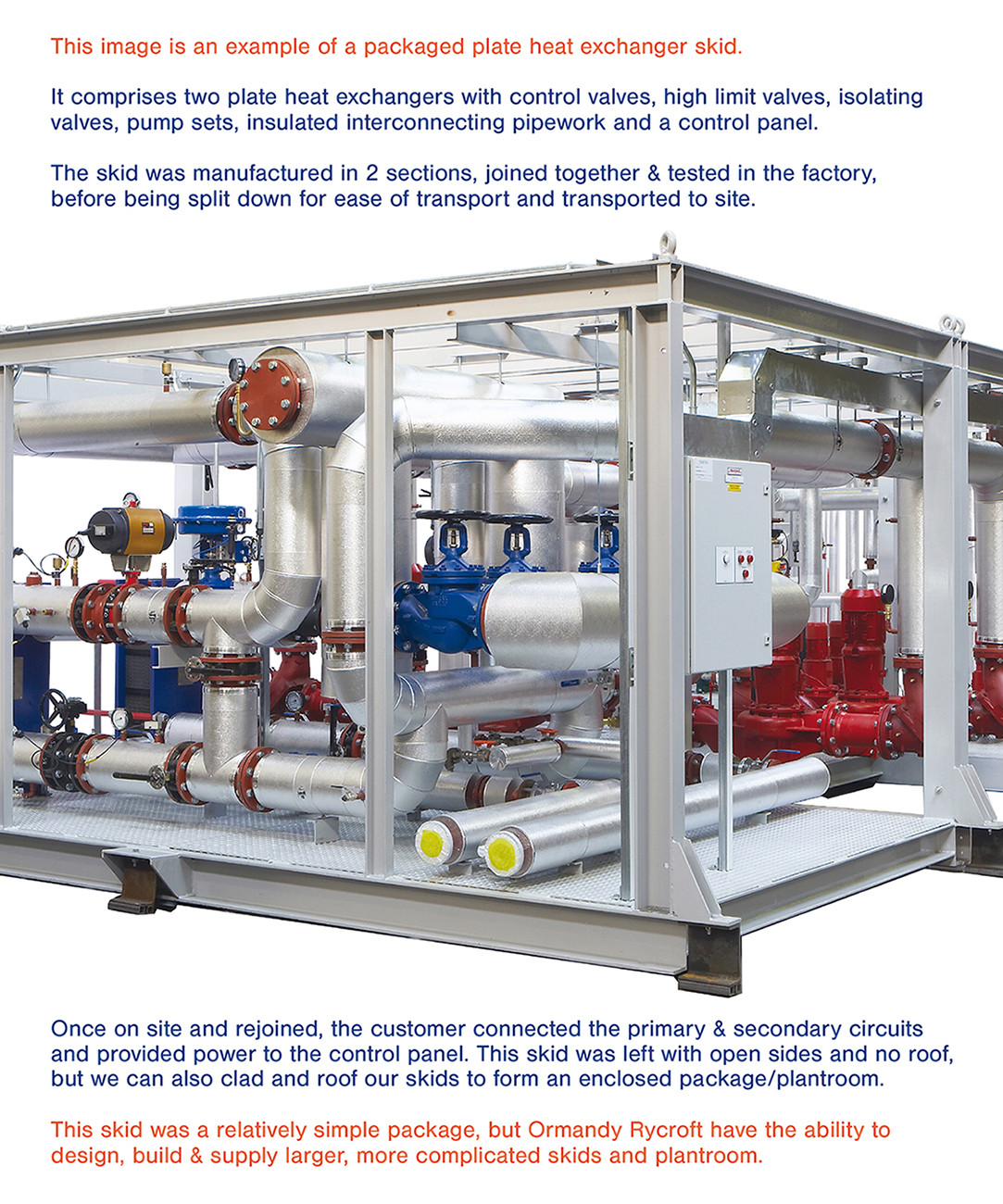Packaged Skids | Ormandy Rycroft Engineering